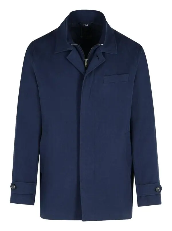 FAY Cotton Jacket - Blue