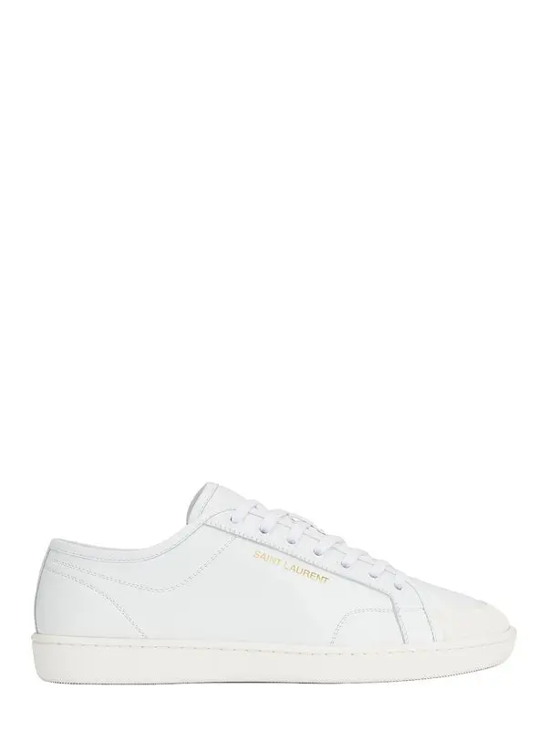 Saint Laurent Sl39 Mid Top Sneaker - White