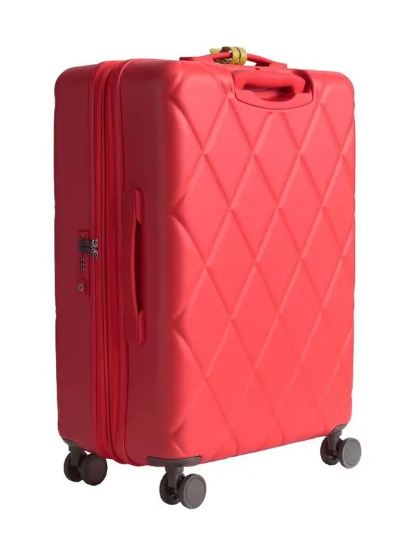 VERA BRADLEY 26" Adair Spinner Rolling Luggage - Red
