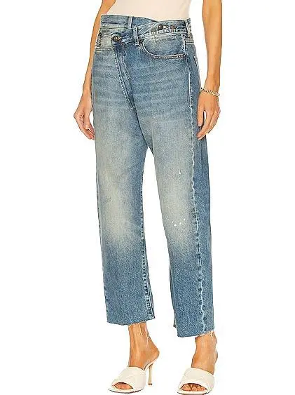 R13 Crossover Straight-leg Jeans - Jasper