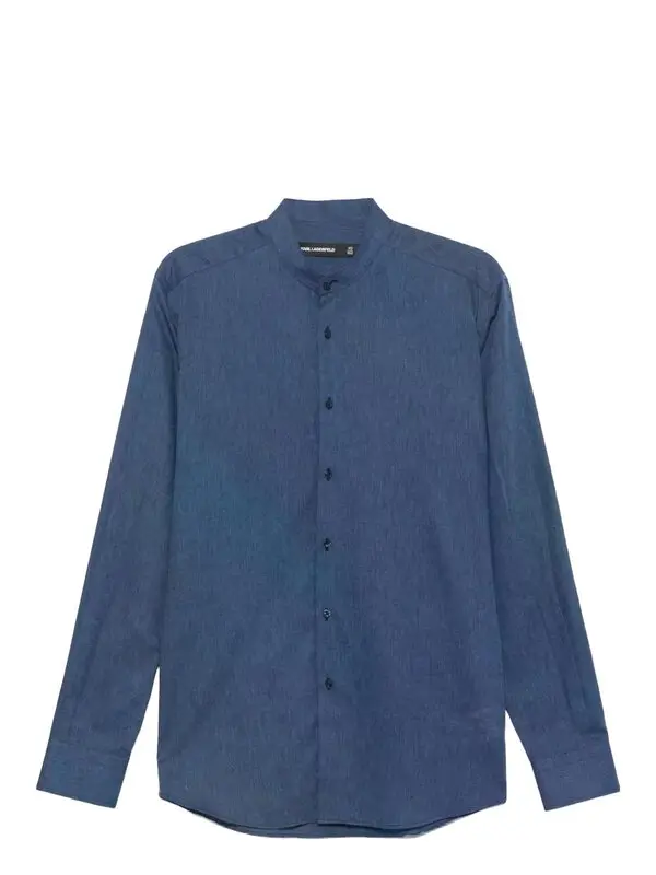 Karl Lagerfeld Long-sleeve Shirt - Blue