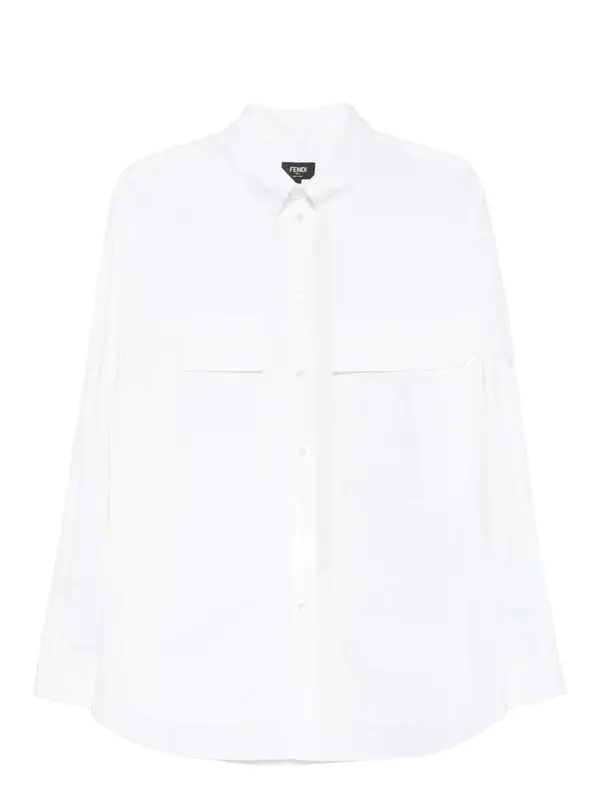 Fendi Cotton Shirt - White