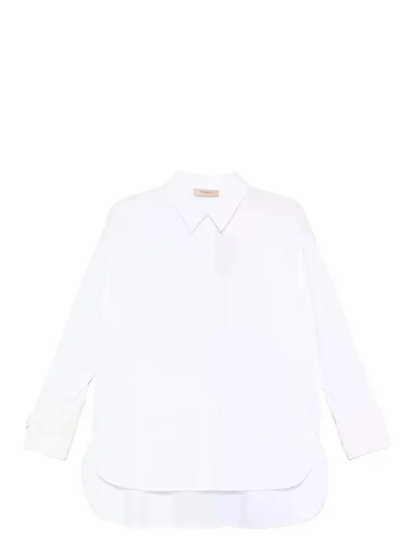 TWINSET Lace-appliqué Shirt - White