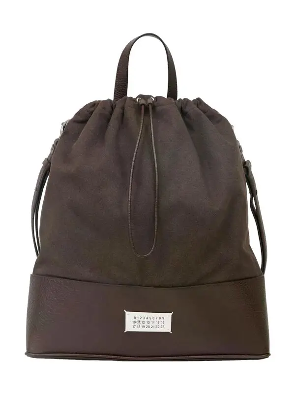MAISON MARGIELA Medium 5ac Leather Backpack - Brown
