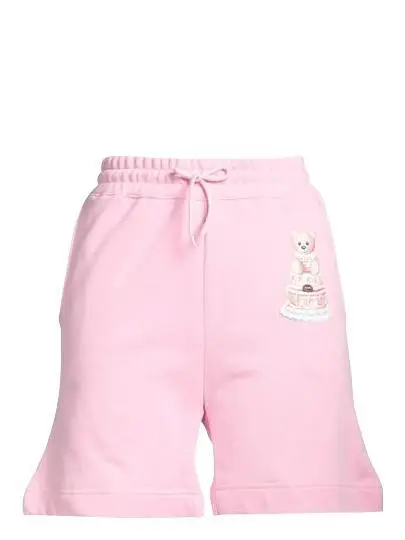 Moschino Couture Cotton Bermuda Shorts - Pink
