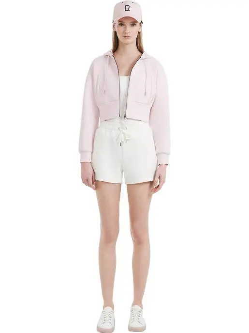 Rudsak Cropped Zip-up Hoodie - Pink