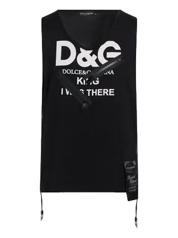 Dolce & Gabbana Tank Top Size Cotton - Black