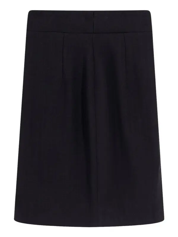 Tagliatore Nell Viscose Blend Pencil Skirt - Black