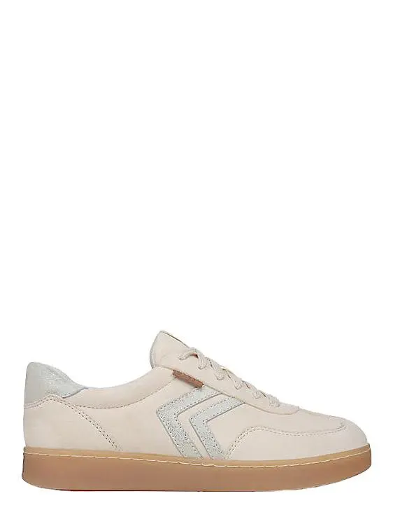 Dr. Scholl'S Rebel Sport Sneakers - Off White/gold Suede