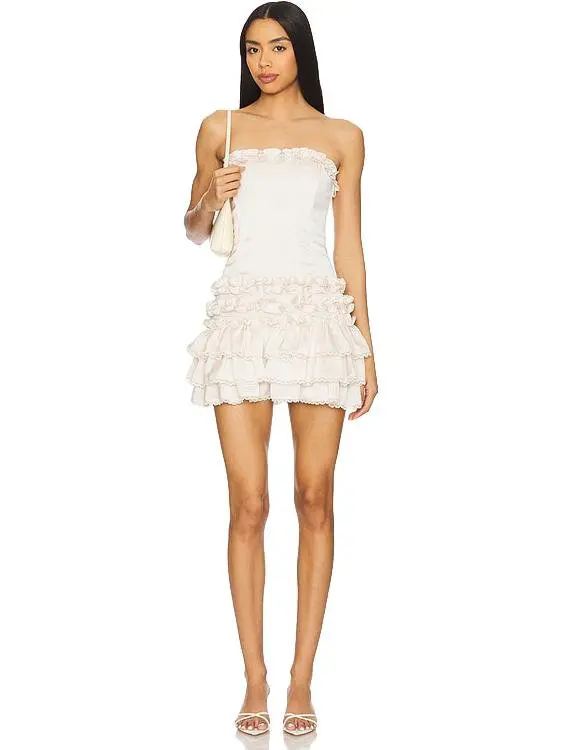 Majorelle Dorothy Mini Dress - Ivory