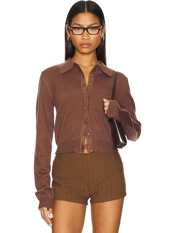 Lioness Awakening Cardigan - Chestnut
