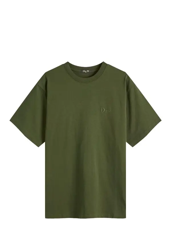 DIME Classic Logo T-shirt - Forest Green