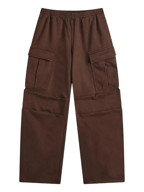 SKIMS Boyfriend Fleece Cargo Sweatpants - Espresso