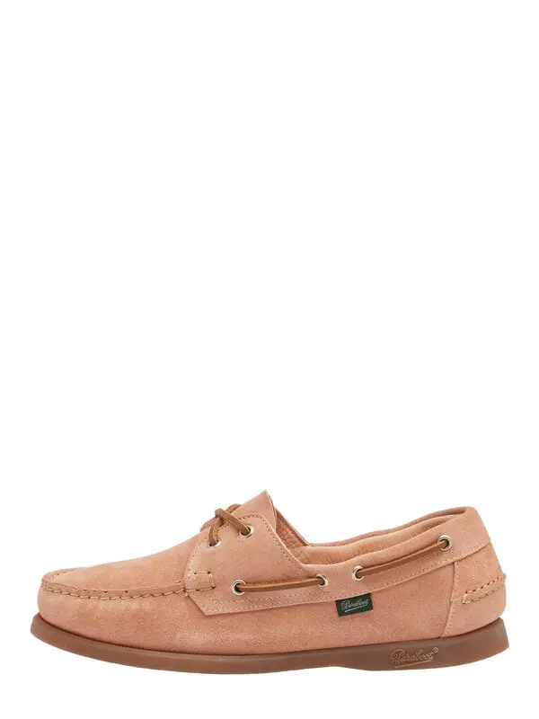 Paraboot Barth Velvet Boat Shoe - Nude