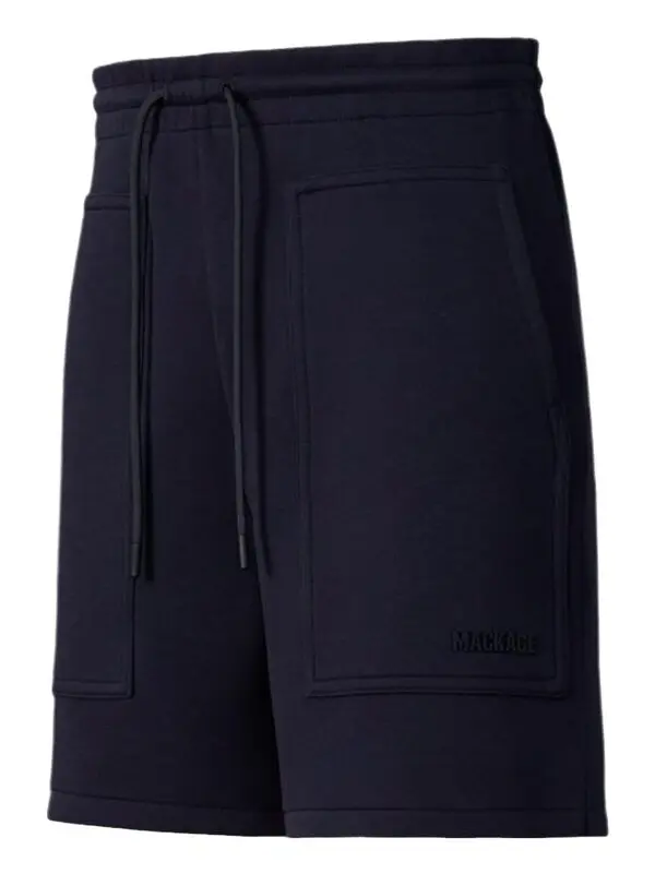Mackage Double-face Jersey Shorts - Navy