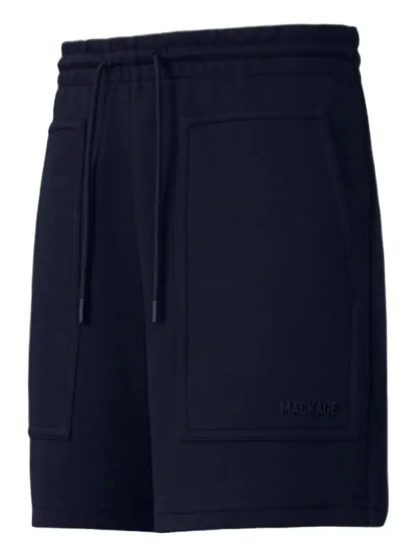Mackage Double-face Jersey Shorts - Navy