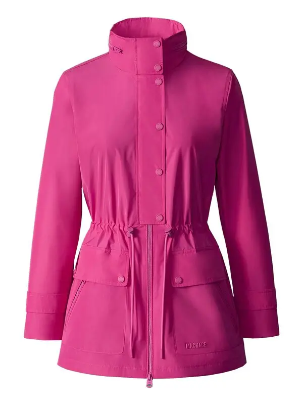 Mackage Medium-length Rain Jacket - Azalea