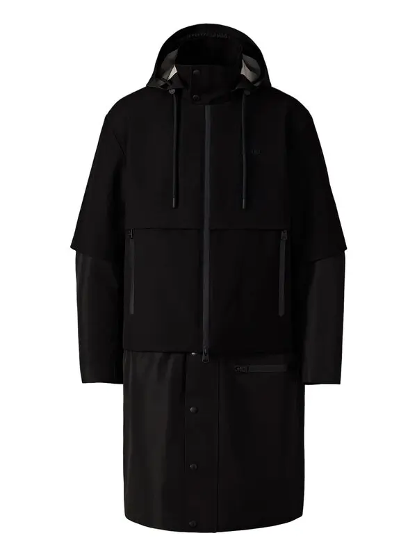 Mackage Lane Modular Raincoat - Black