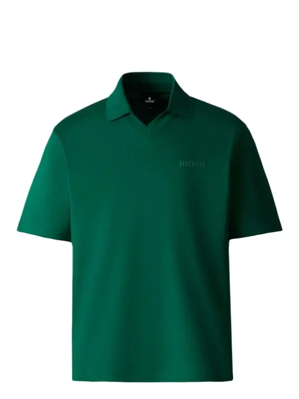 Mackage Marco Organic Cotton Polo - Leaf Green