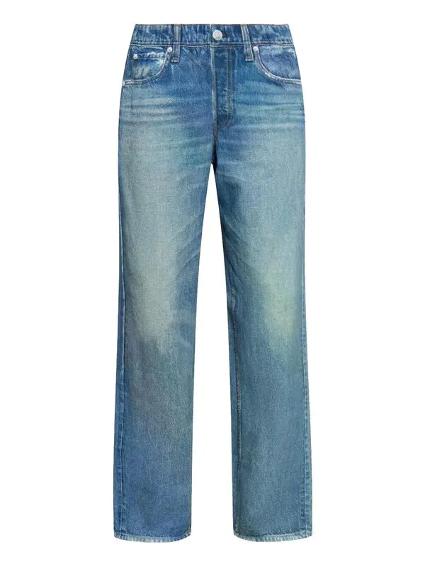 Rag & Bone Franklin Straight Leg Jeans - Blue