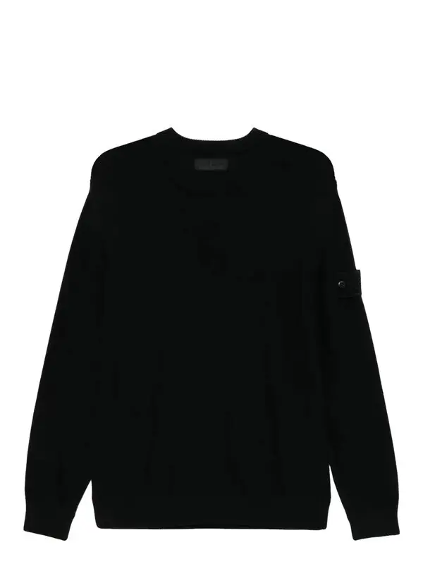 Stone Island Compass-badge Sweater - Black