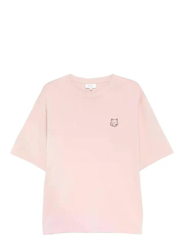 Maison Kitsuné Bold Fox Head-patch T-shirt - Pink