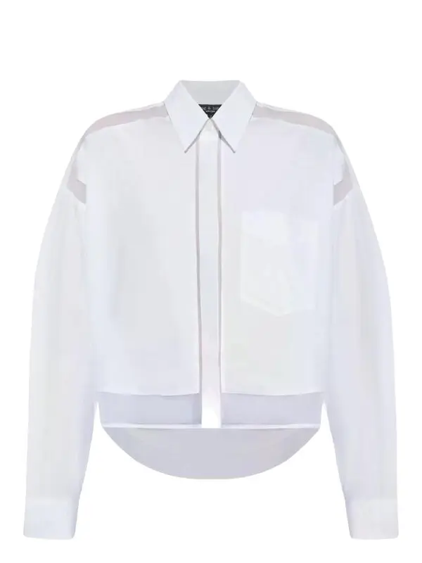 Rag & Bone Panelled Shirt - White