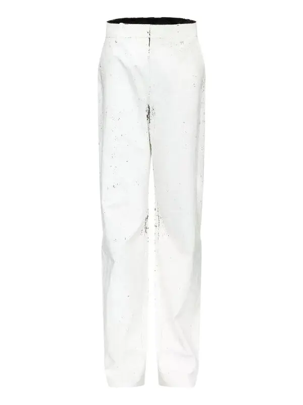 MAISON MARGIELA Coated Trousers - White