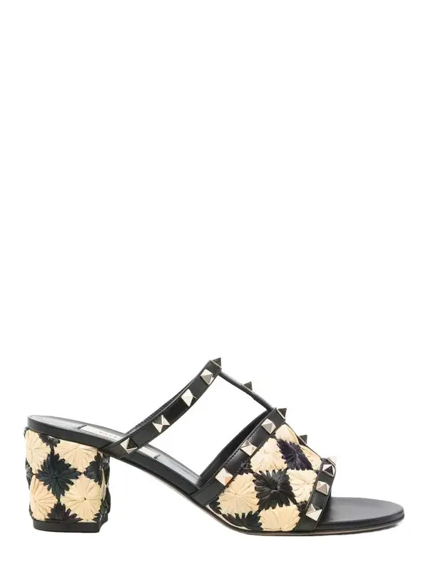 Valentino Garavani 60mm Rockstud Sandals - Black