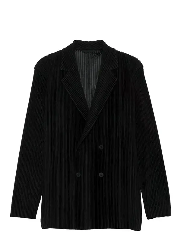 Issey Miyake Tailored Pleats Blazer - Black