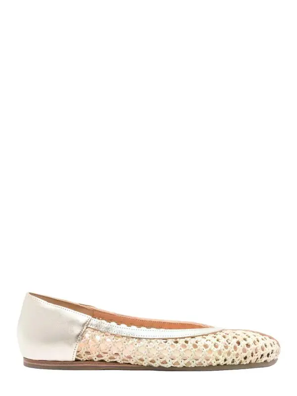 ANCIENT GREEK SANDALS Aeropi Ballet Flats - Neutrals