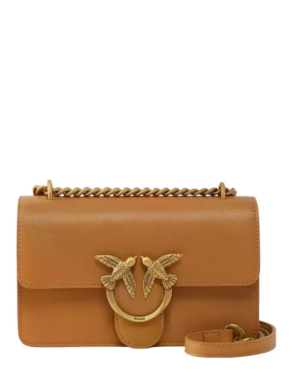 Pinko Love One Shoulder Bag - Brown