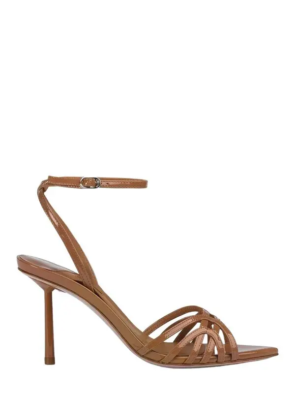 LE SILLA 80mm Bella Sandals - Brown