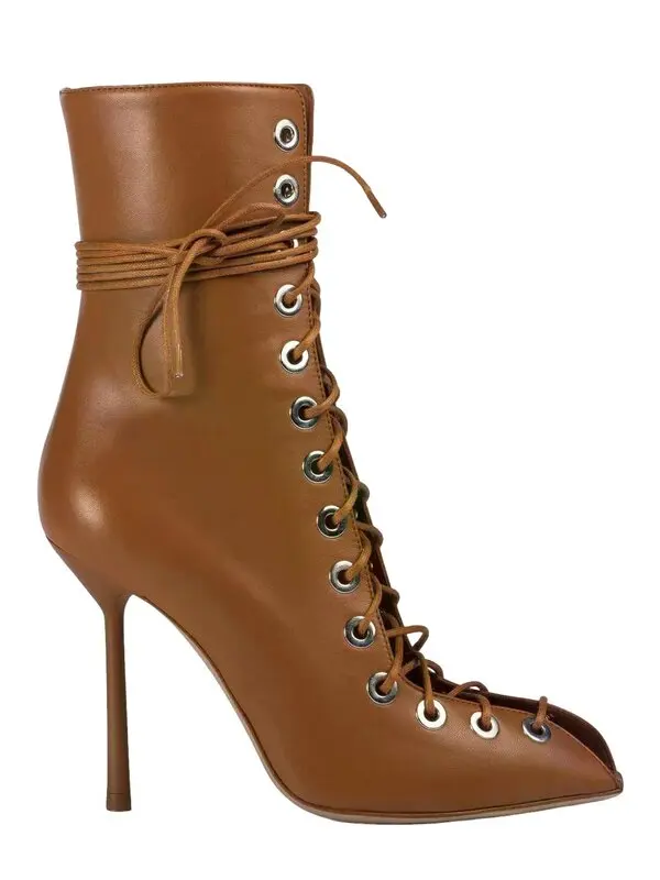 LE SILLA 100mm Courtney Boots - Brown
