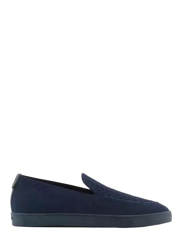 Giorgio Armani Asv Chevron Slippers - Blue
