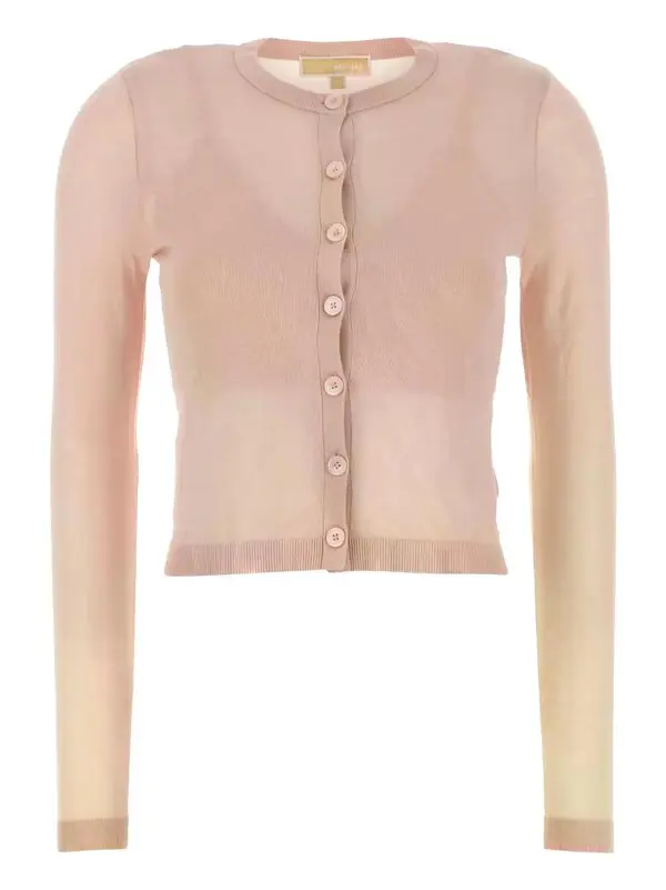 Michael Kors Semi-sheer Cardigan - Pink