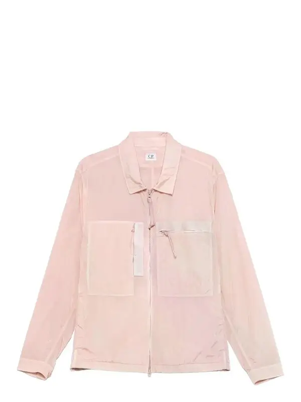 C.P. COMPANY Logo-embroidered Jacket - Pink