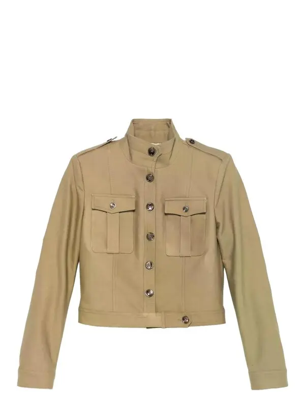 TOM FORD Cropped Jacket - Green