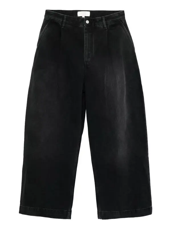 Studio Nicholson Puch Pleated Jeans - Black