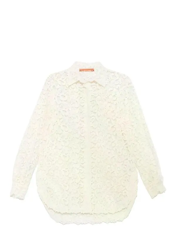 Ermanno Scervino Guipure-lace Shirt - White