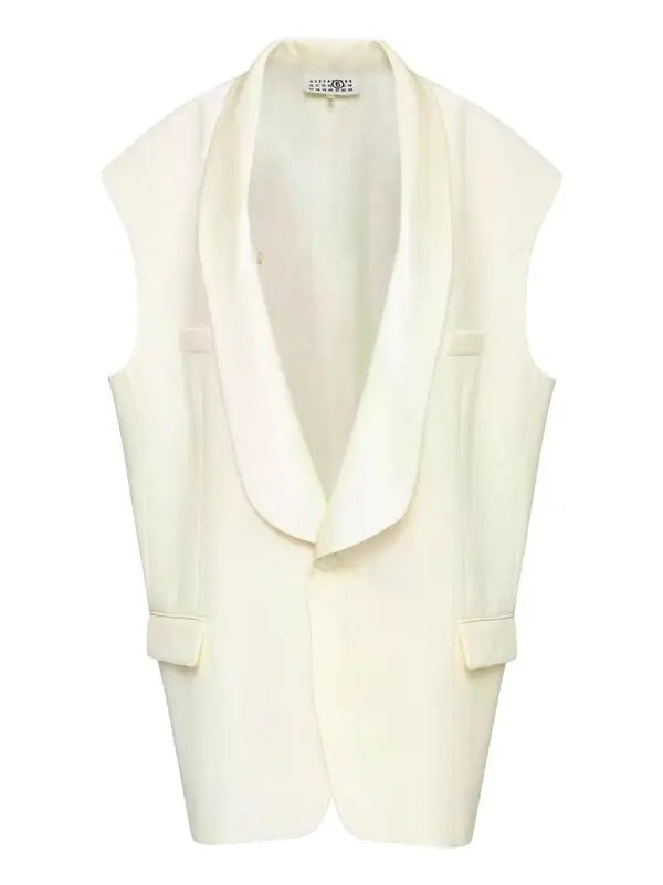 MAISON MARGIELA Tailored Waistcoat - Neutrals