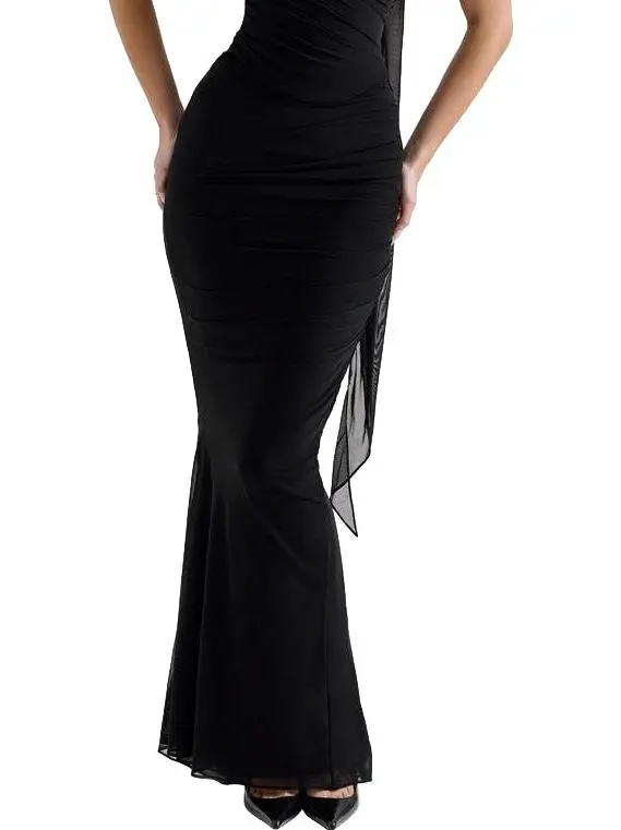 House Of Cb Cassidy Maxi Skirt - Black