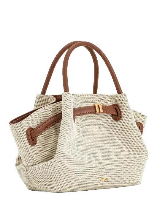 Jw Pei Hana Mini Tote - Beige Canvas