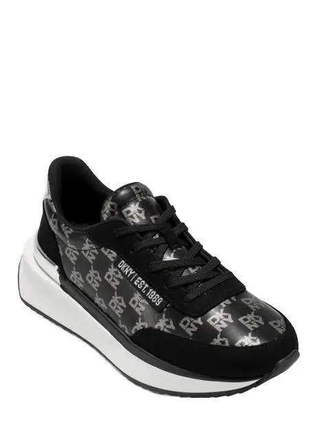 Dkny Aranae Sneakers - Black/ Nickel