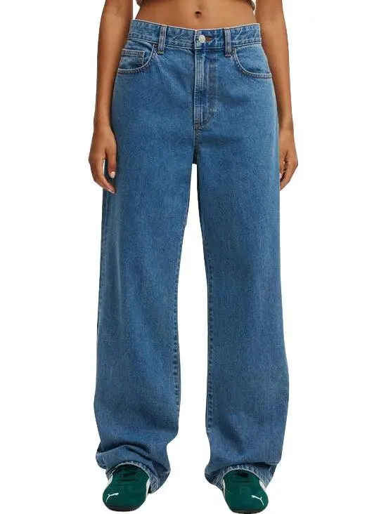 COTTON ON 91 Straight Jean - Celeste Blue