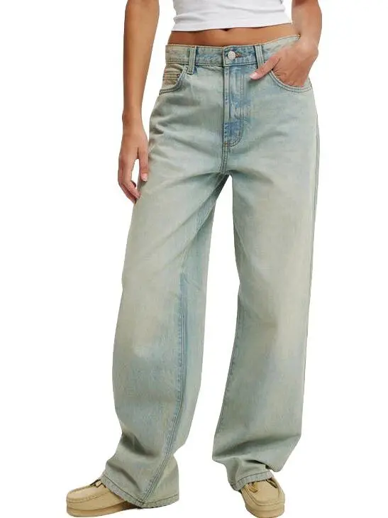 COTTON ON 91 Straight Jean - Halen Blue