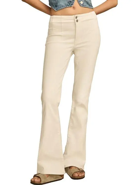 Lucky Brand Stevie High-waist Flare Jeans - Bright White