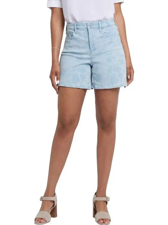 NYDJ Berkyn High Waist Denim Shorts - Indigo Rosemary