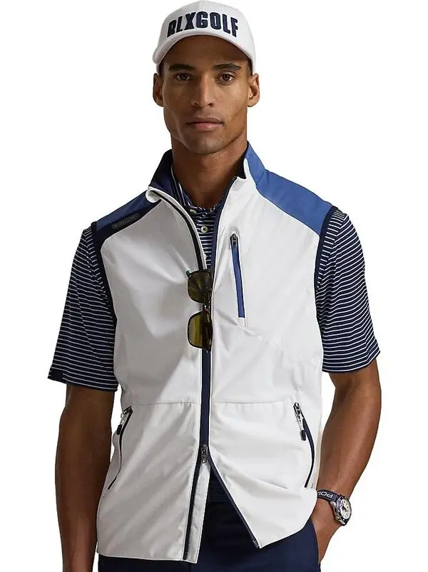 Ralph Lauren Packable Vest - Ceramic White/old Royal
