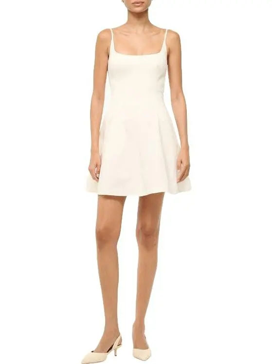 Staud Joy Sleeveless Mini Dress - Ivory